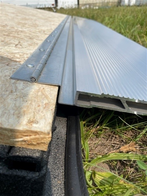 Aluminum Ramp Extension With Hinge - 68"