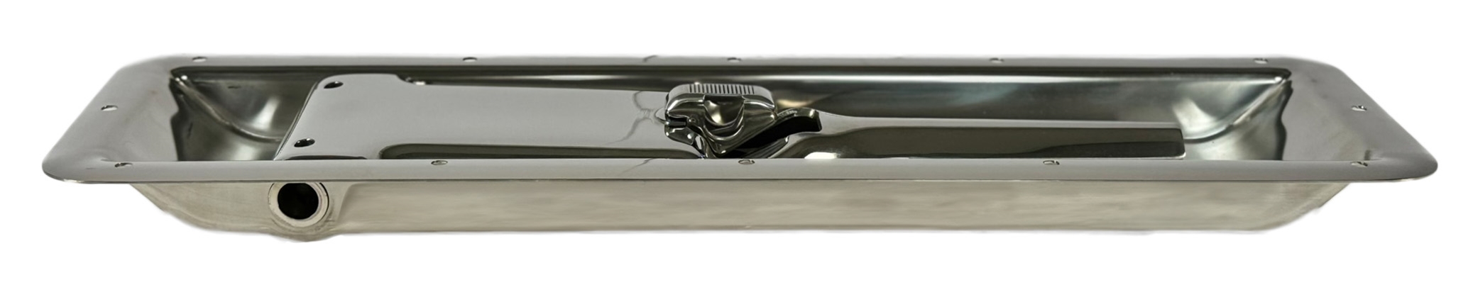 Recessed Handle Cam Lock Kit, Road Side (Left), Stainless Steel